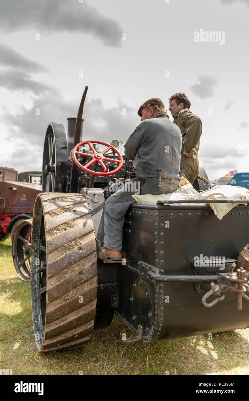 Traction engine detail. Preston Steam Rally Stock Photo - Alamy