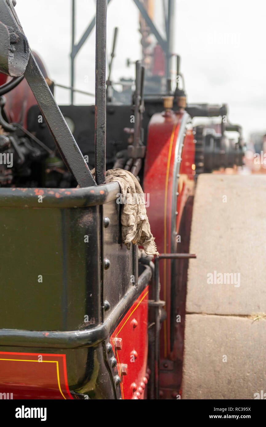 Traction engine detail. Preston Steam Rally Stock Photo - Alamy