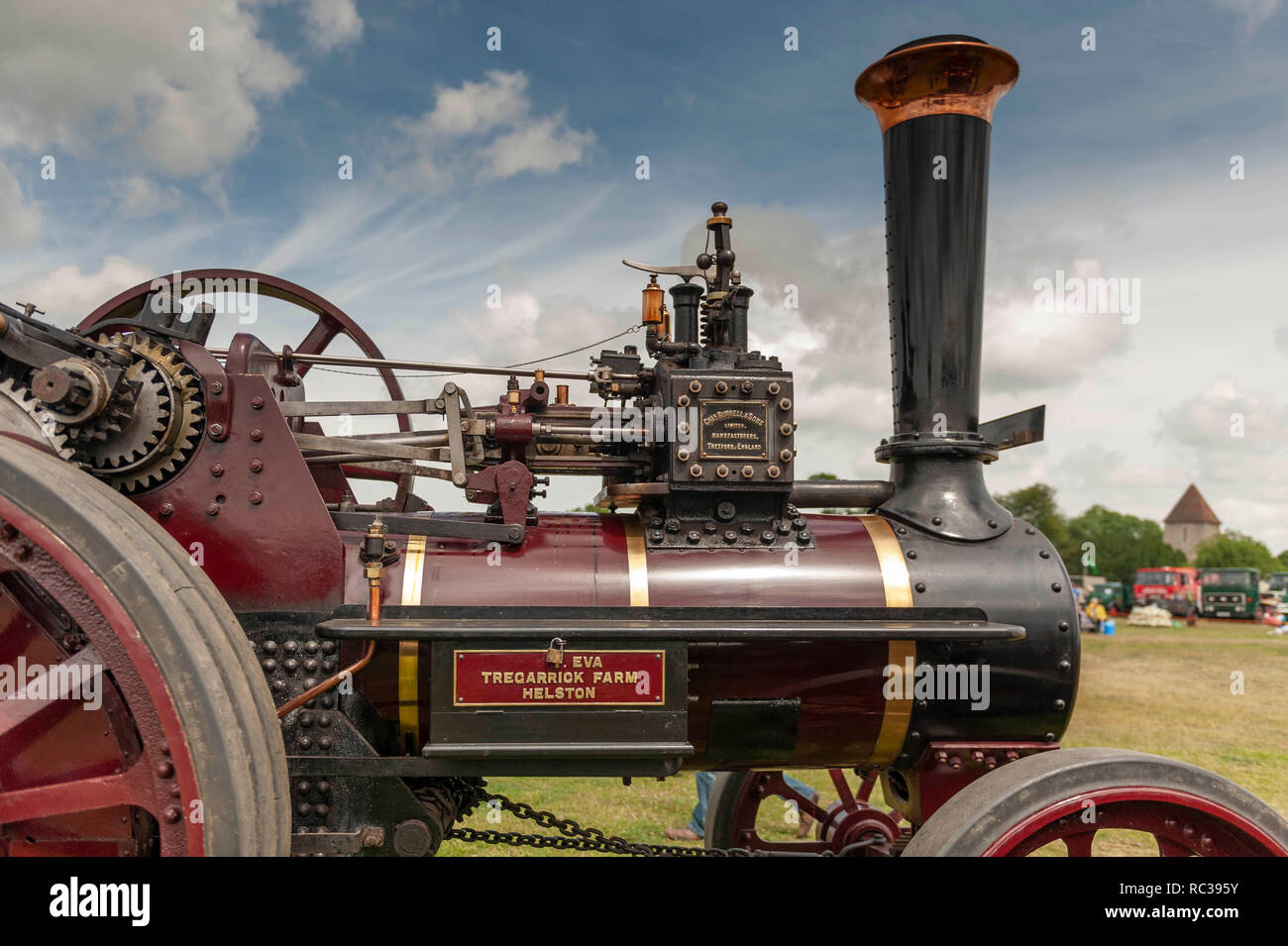 Traction engine detail. Preston Steam Rally Stock Photo - Alamy
