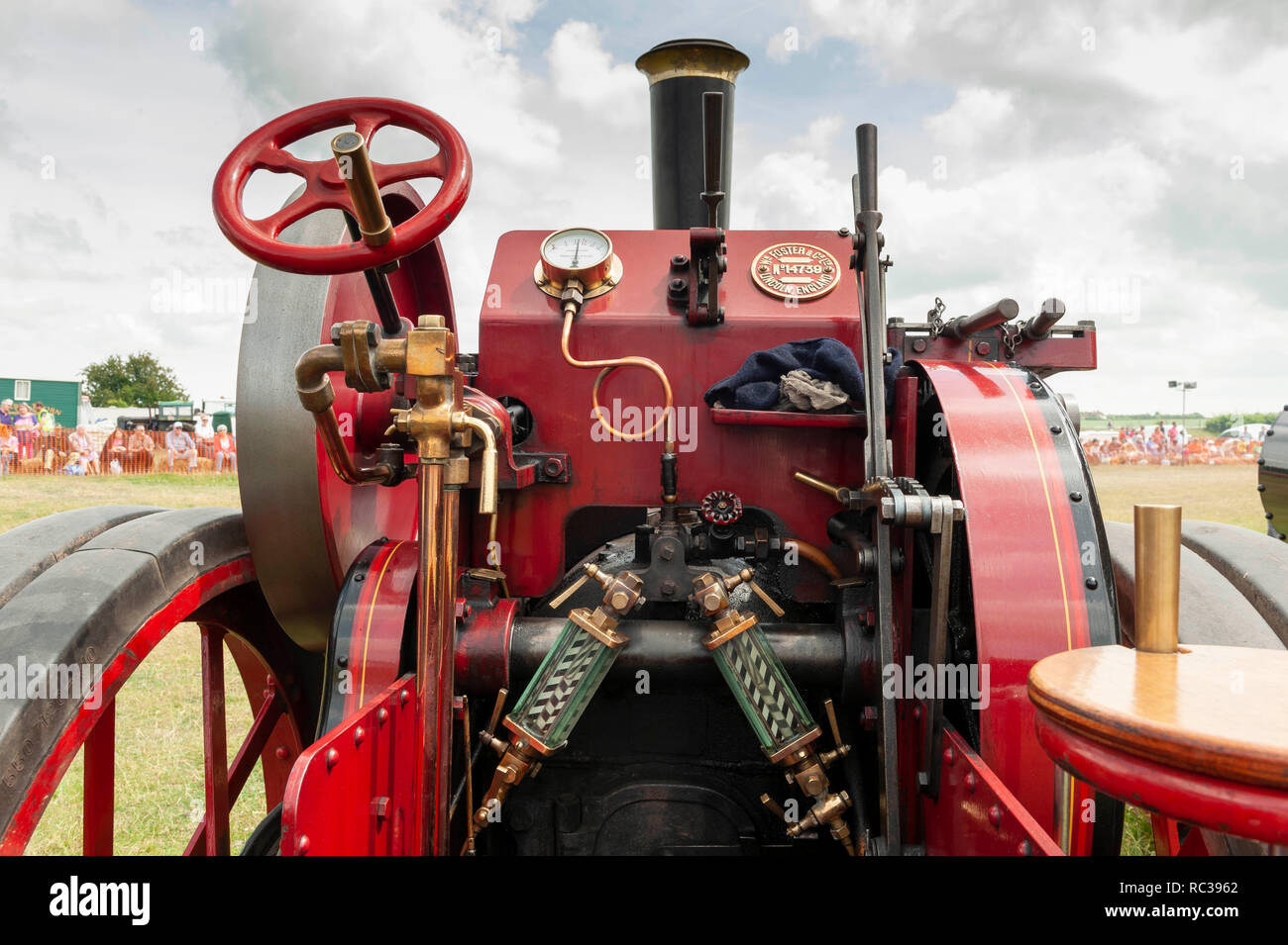 Traction engine detail. Preston Steam Rally Stock Photo - Alamy