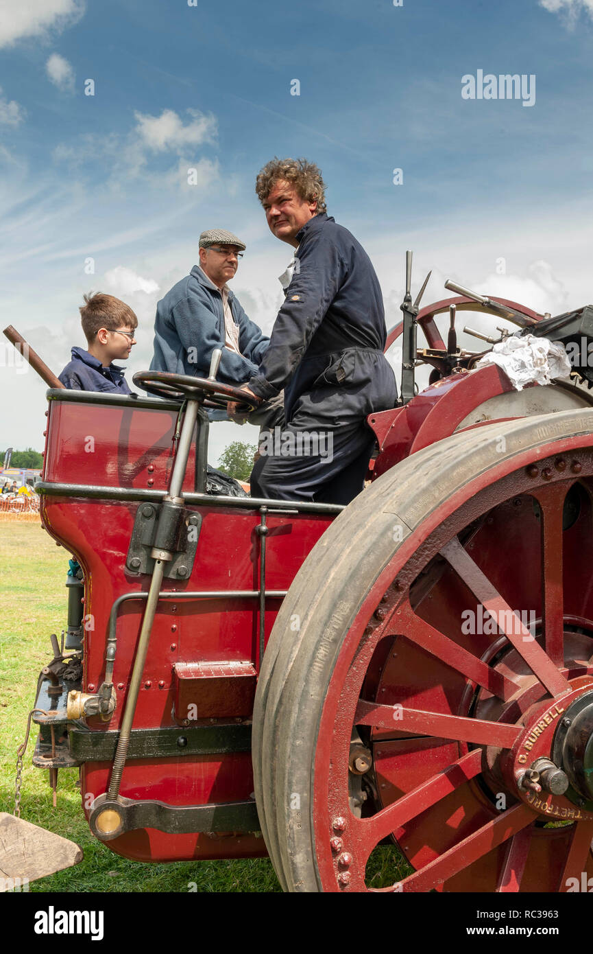 Traction engine detail. Preston Steam Rally Stock Photo - Alamy