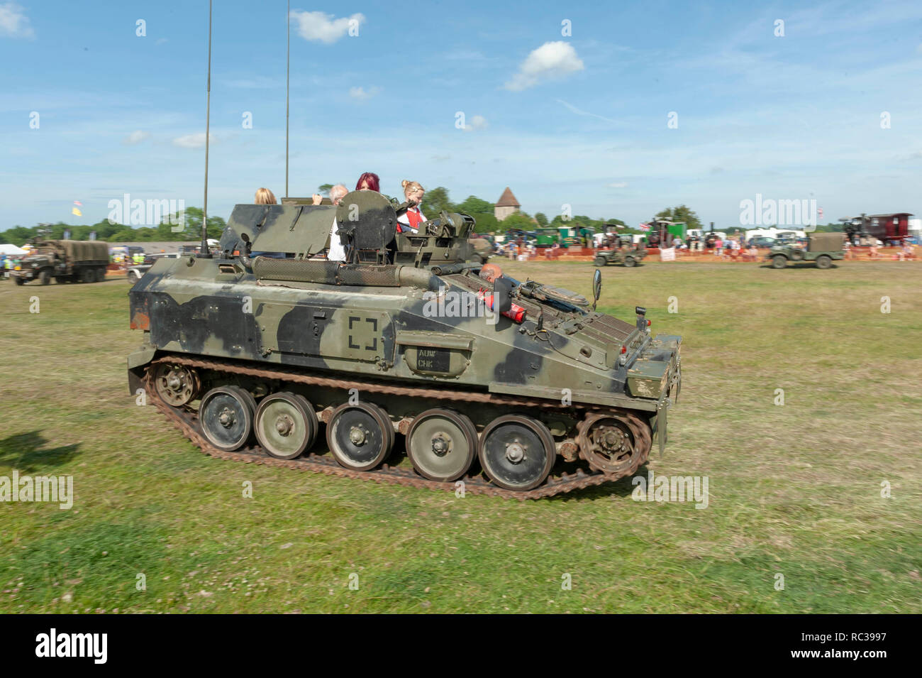 1970s FV103 Spartan armoured personnel carrier at Preston Steam Rally ...