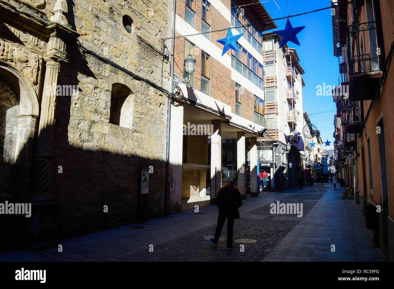 Trip to the city of Jaca Spain Stock Photo - Alamy