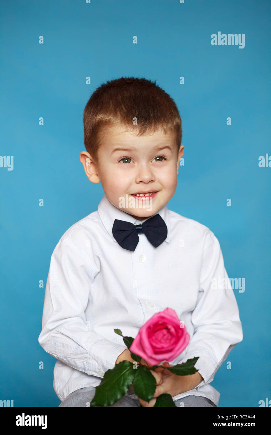 Little boy rose one person hi-res stock photography and images - Alamy