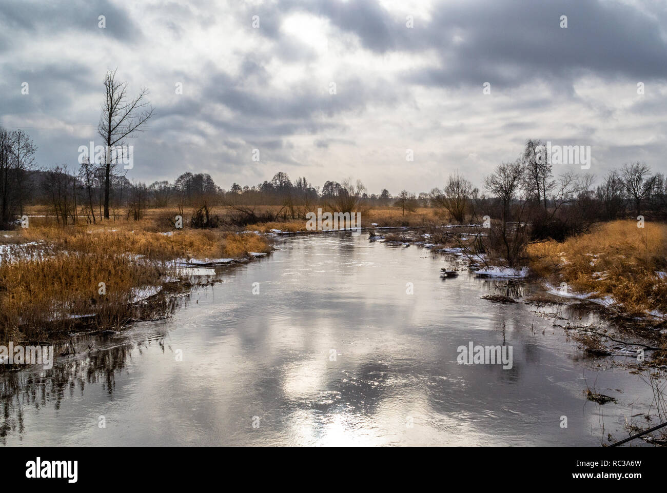 Winter river grabia in hi-res stock photography and images - Alamy