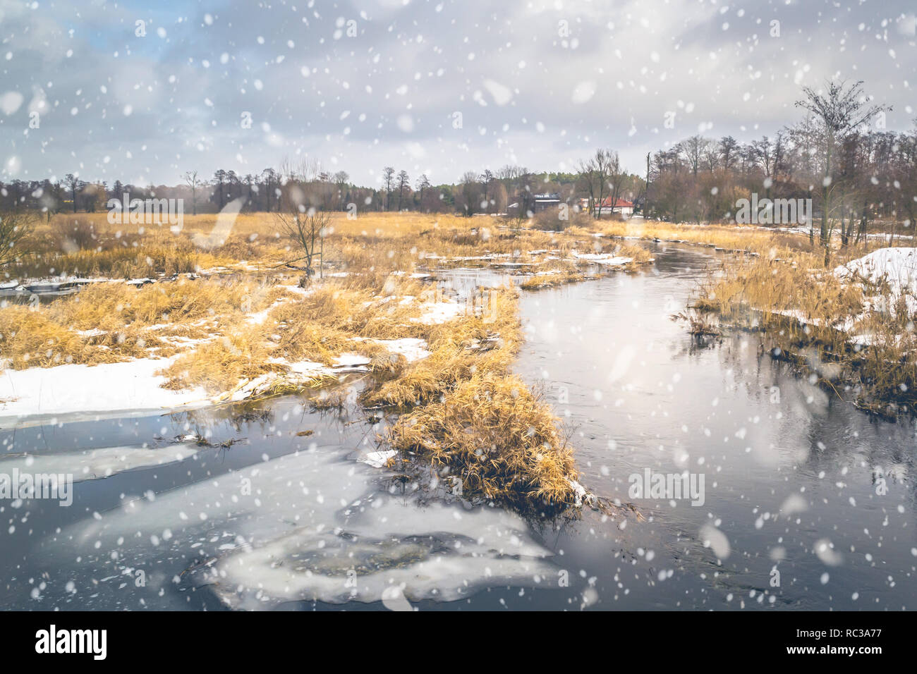 Winter river grabia in hi-res stock photography and images - Alamy