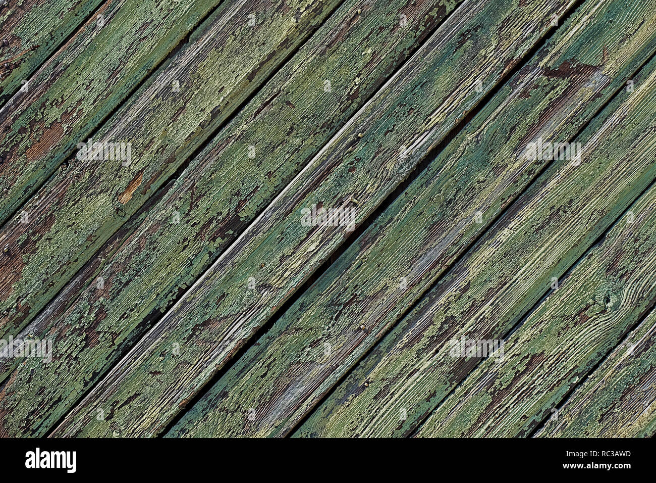 wooden green texture sloping boards Stock Photo - Alamy