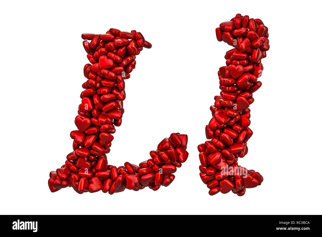 Cursive l hi-res stock photography and images - Alamy