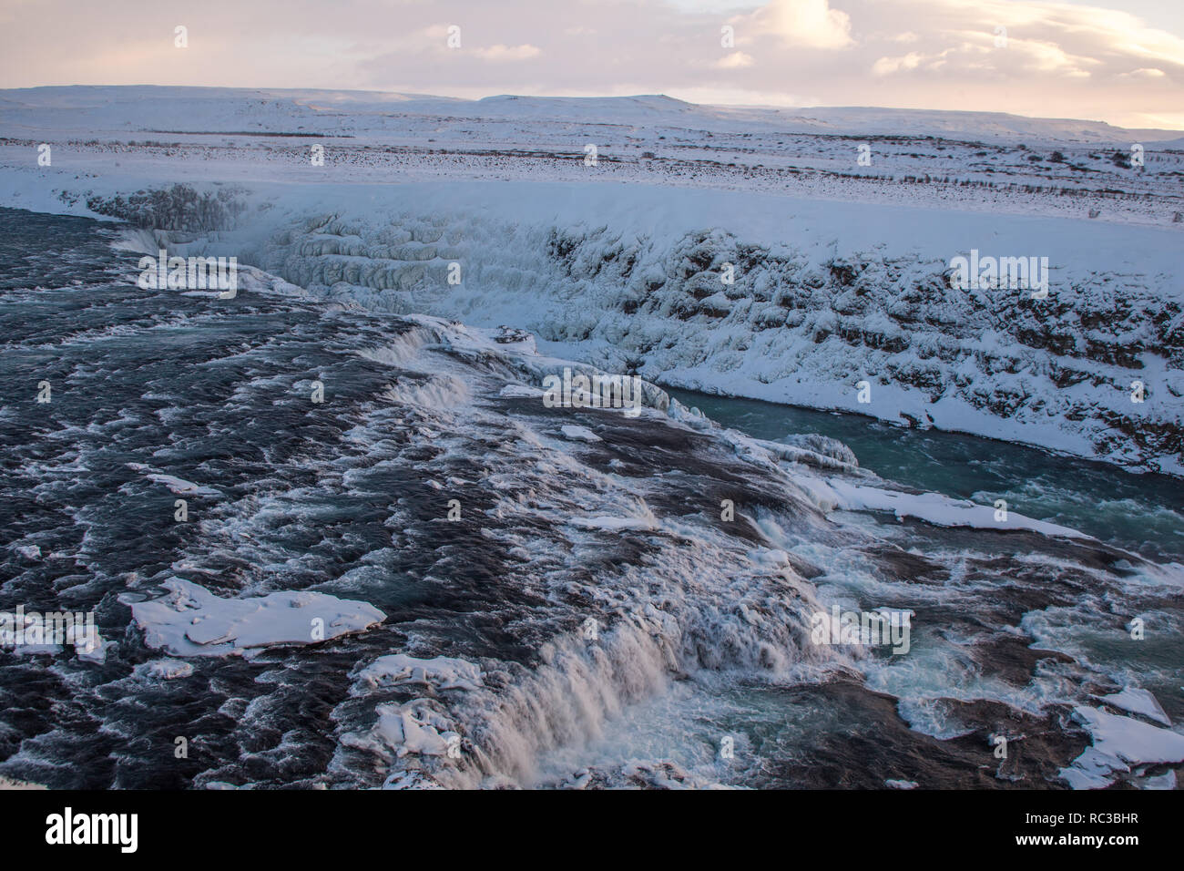 Gullfoss waterfall laugarvatn iceland hi-res stock photography and ...