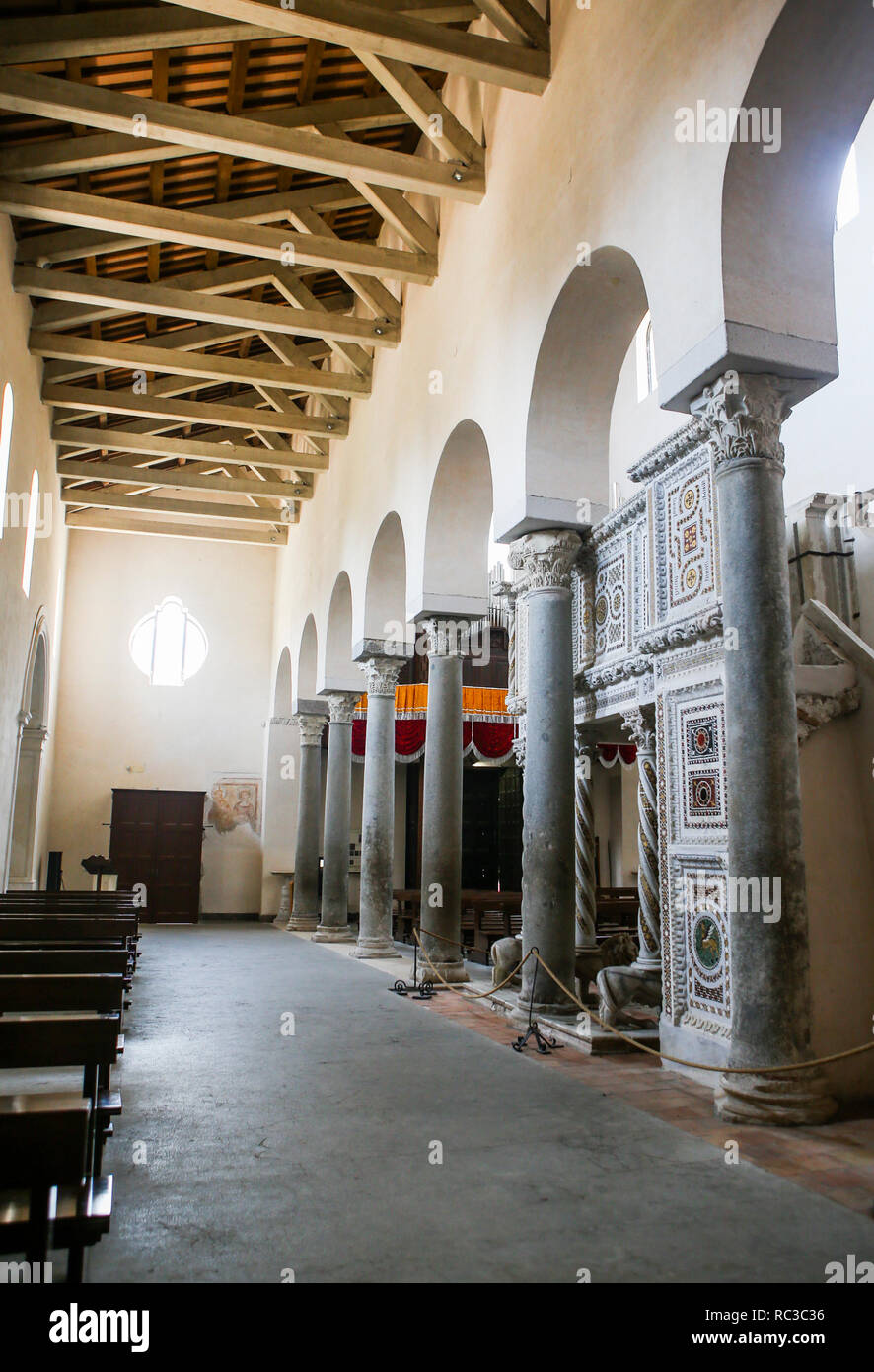 Interior of Chapel of San Pantaleone. Ravello village, Amalfi coast ...
