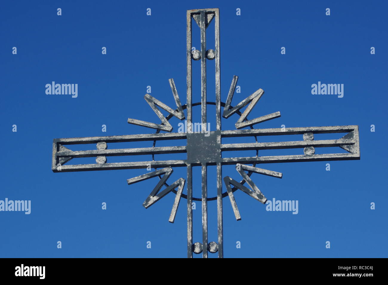 Religious cross sky view hi-res stock photography and images - Alamy