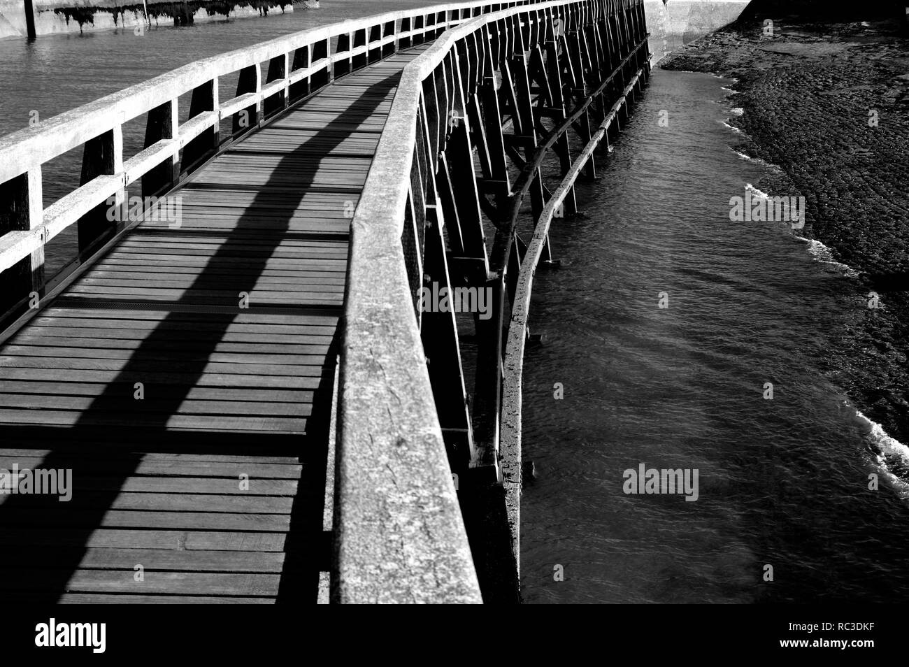 Highway bridge clear view Black and White Stock Photos & Images - Alamy