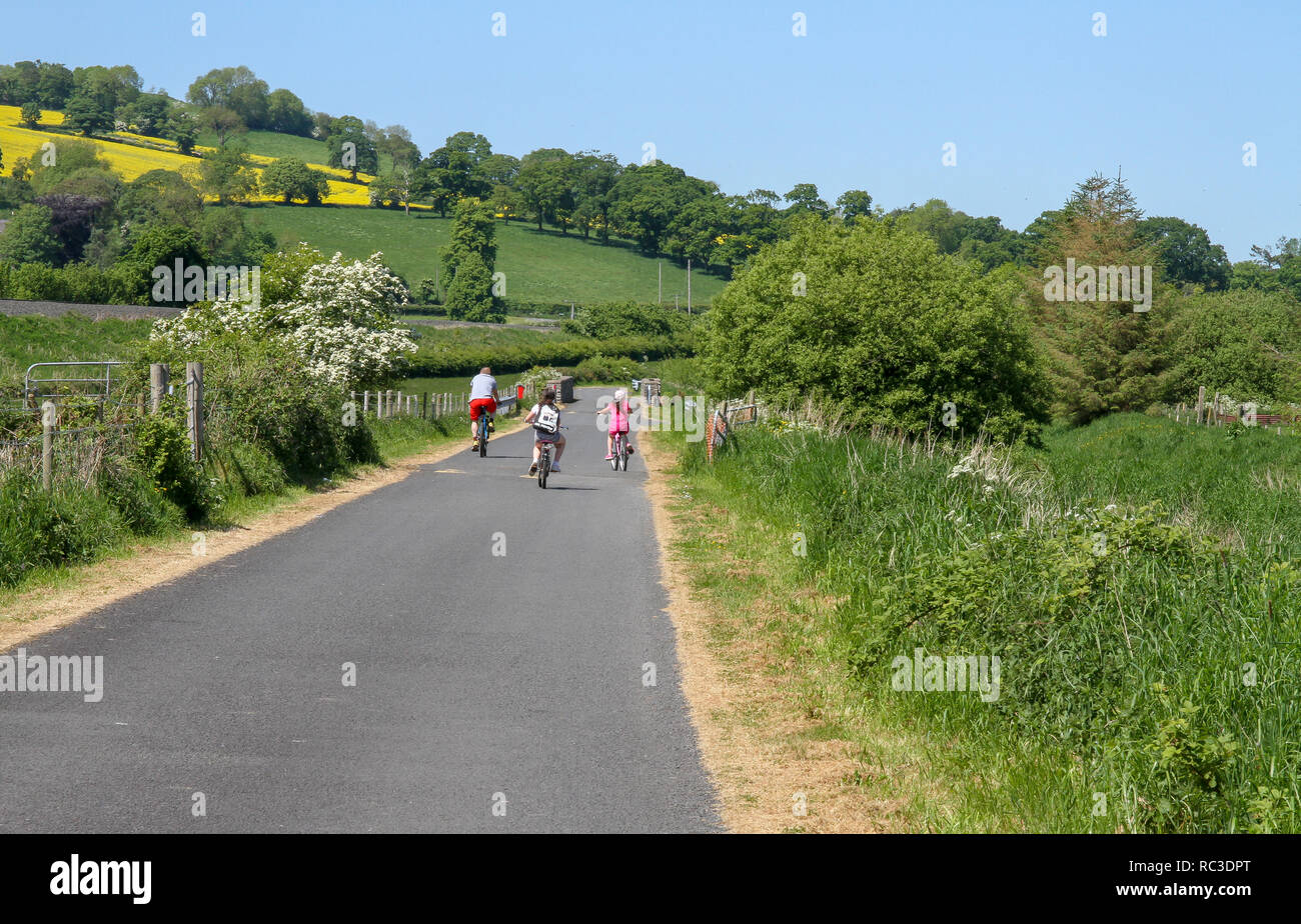 Cycling canal towpath ireland hi-res stock photography and images - Alamy