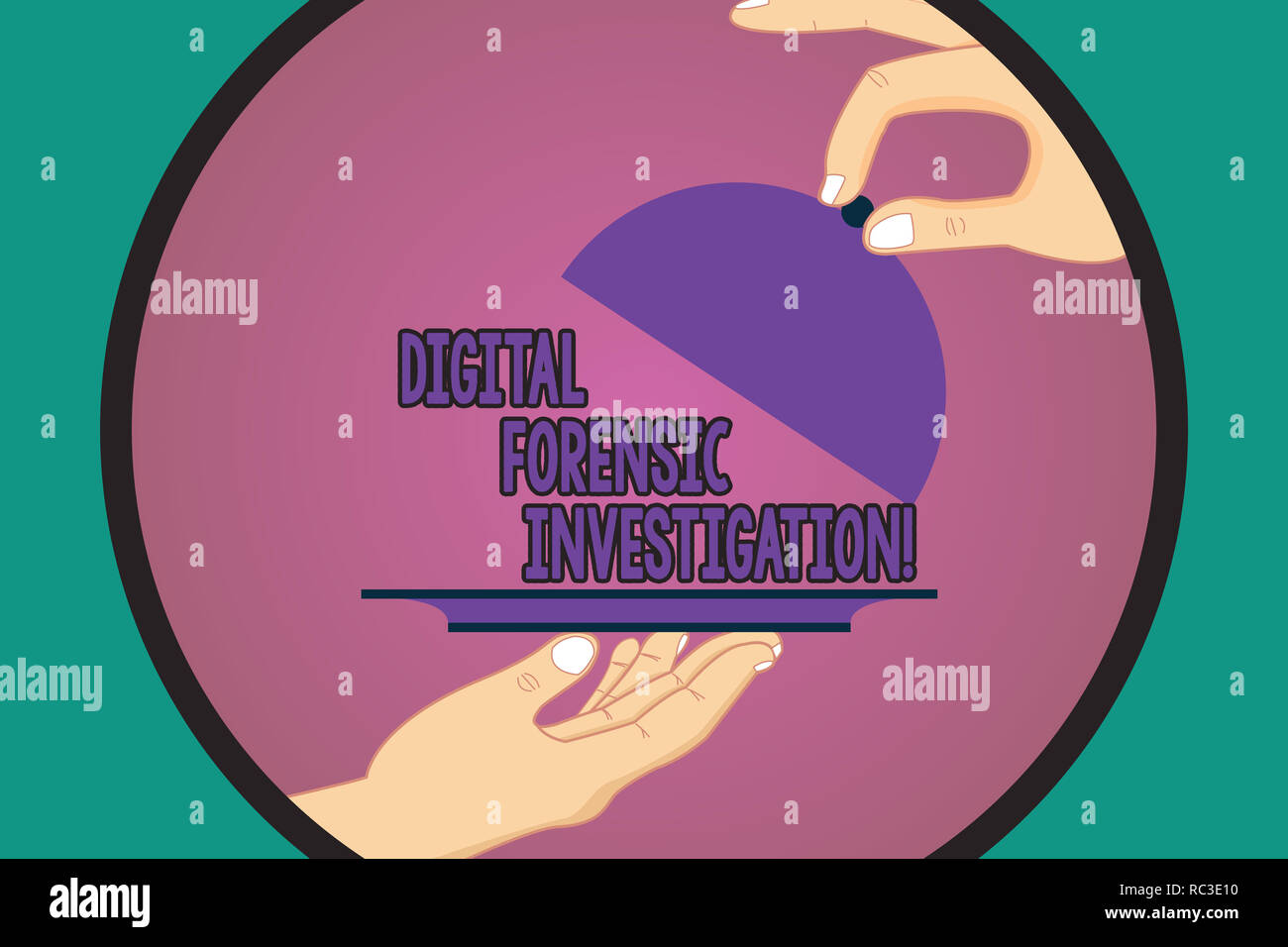 Text sign showing Digital Forensic Investigation. Conceptual photo ...