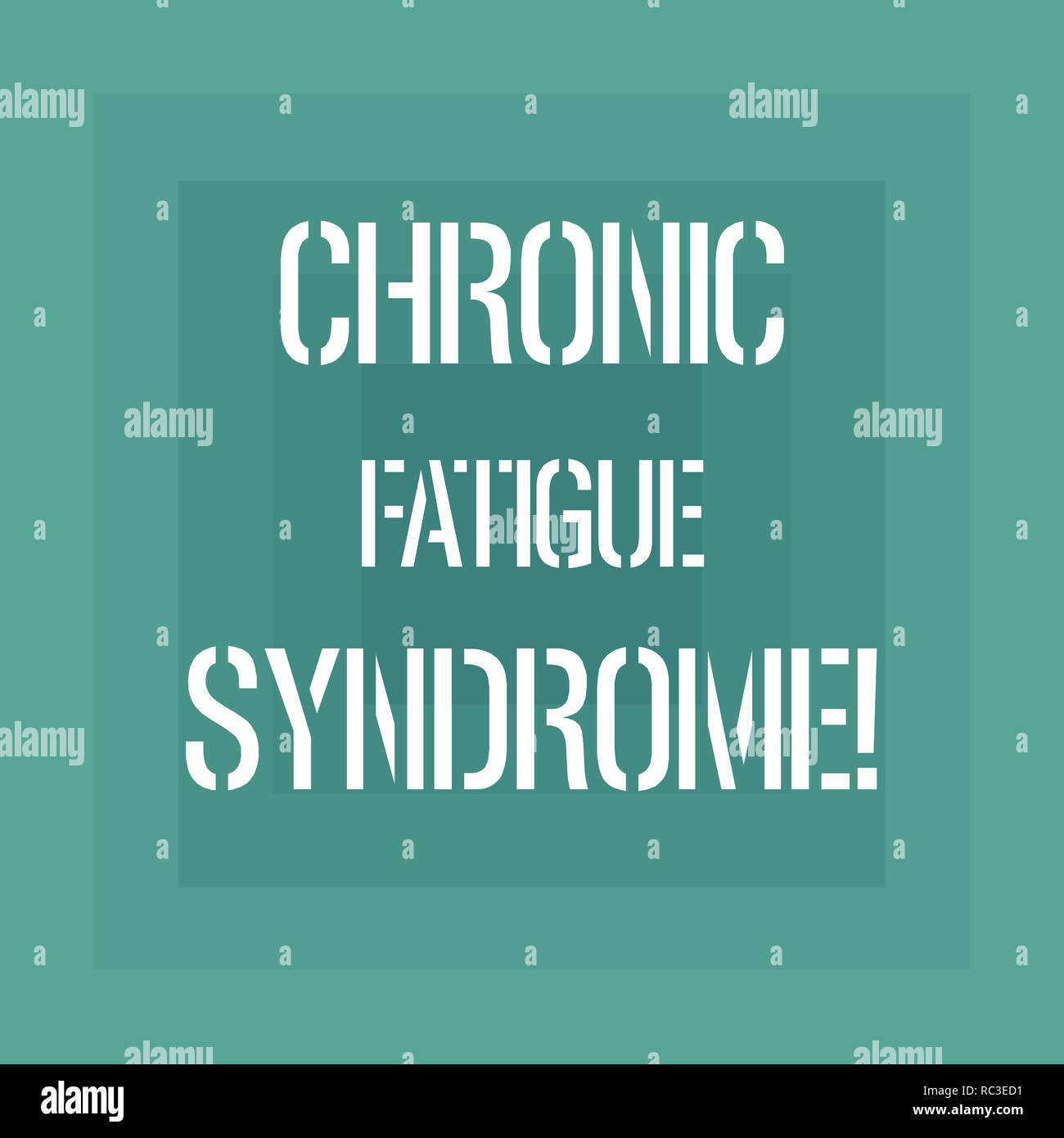 Text sign showing Chronic Fatigue Syndrome. Conceptual photo ...