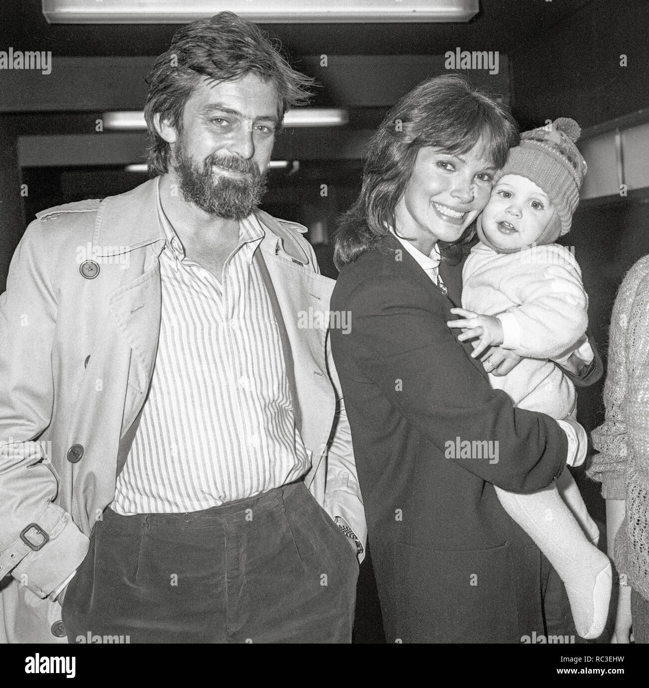 American Actress Jaclyn Smith arriving at Heathrow with husband Tony ...