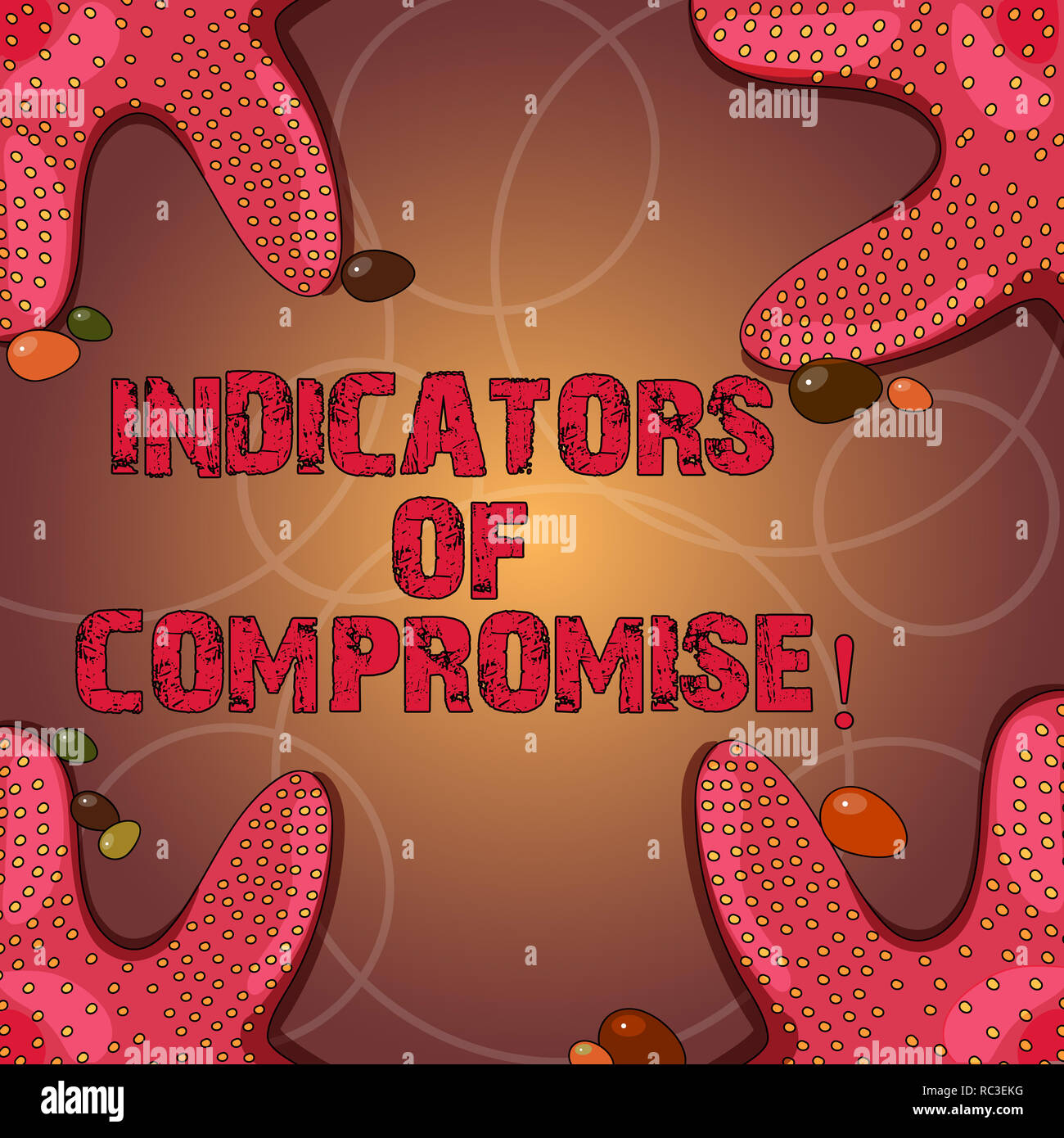 Text sign showing Indicators Of Compromise. Conceptual photo artifact ...