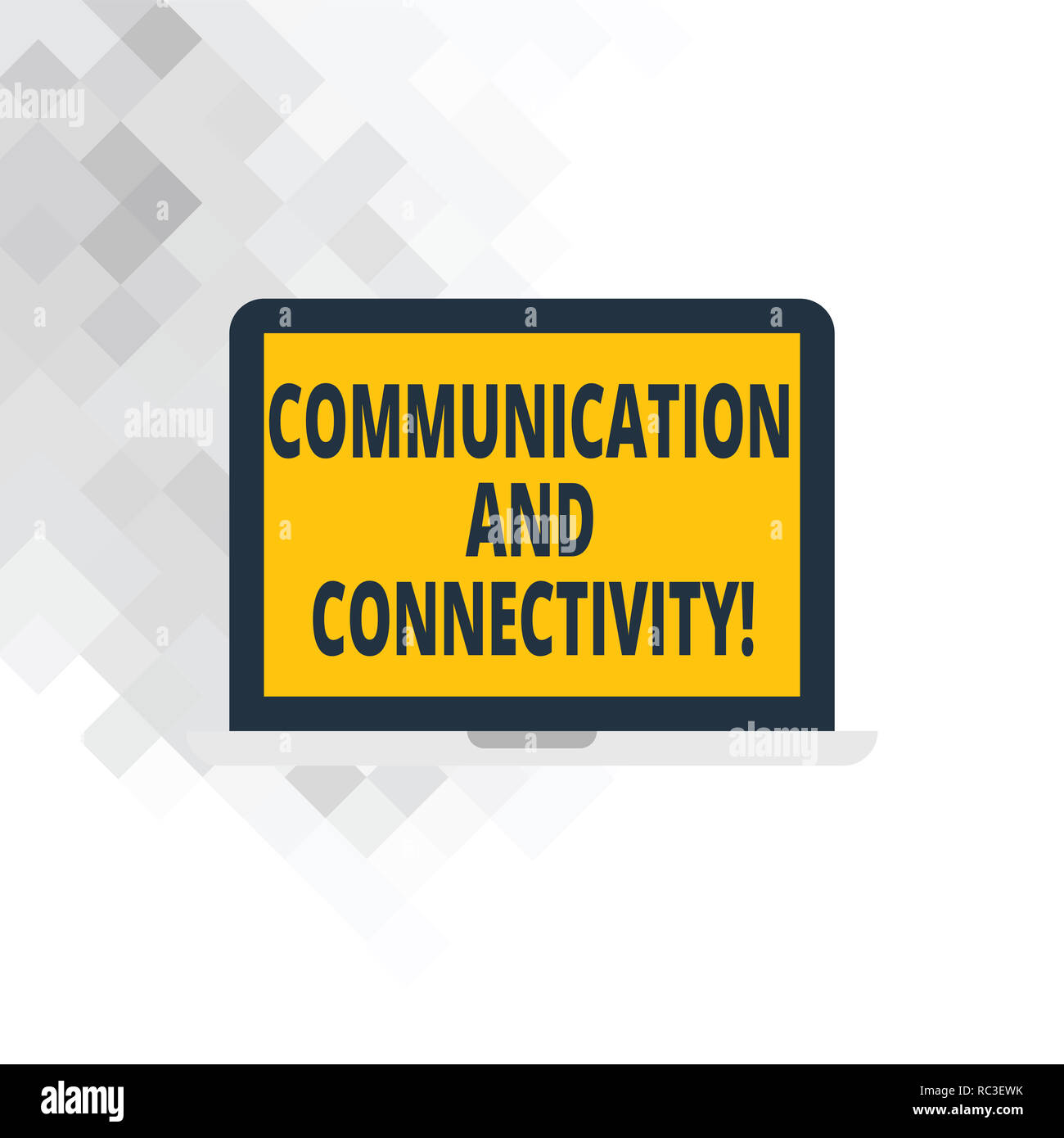 Writing note showing Communication And Connectivity. Business photo ...