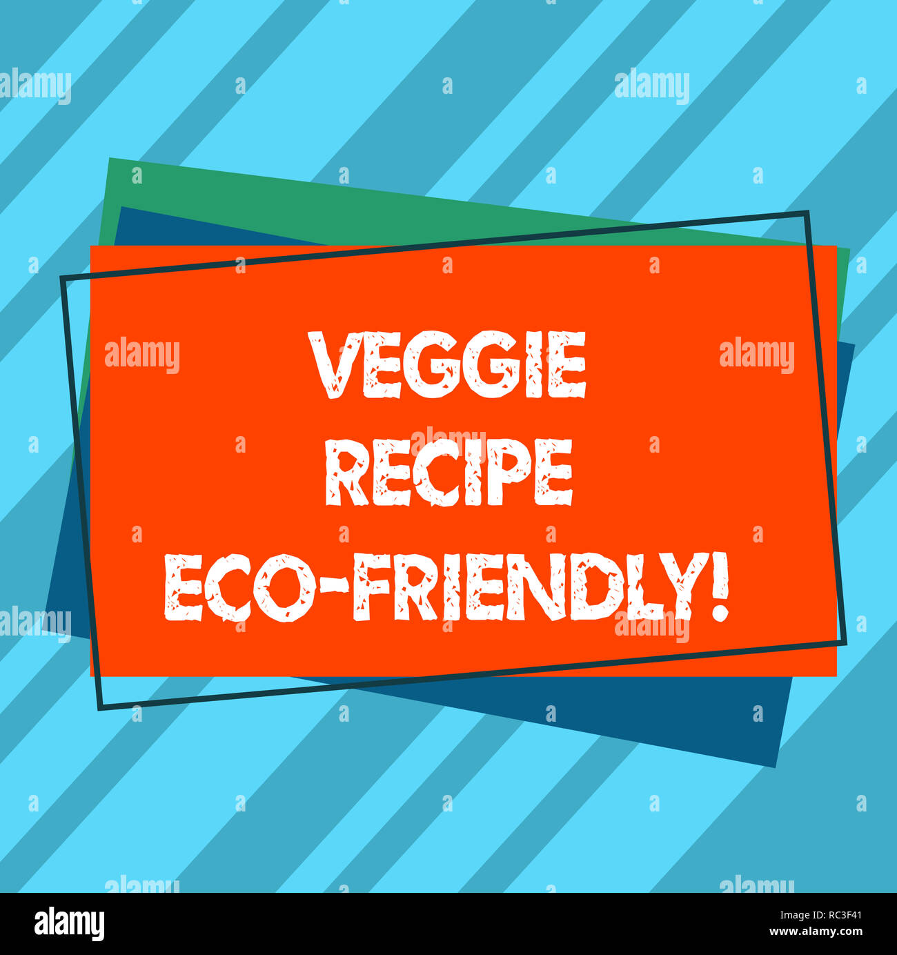 Writing note showing Veggie Recipe Eco Friendly. Business photo ...