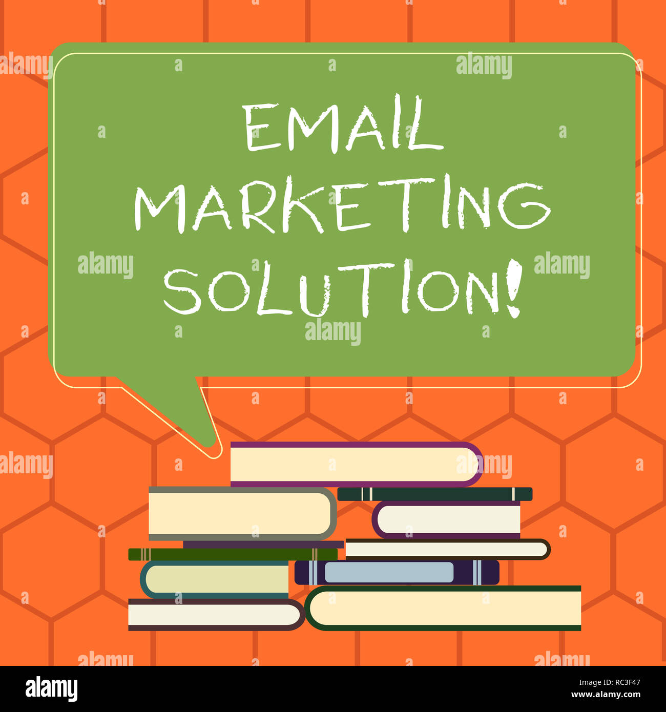 Handwriting text Email Marketing Solution. Concept meaning helping ...