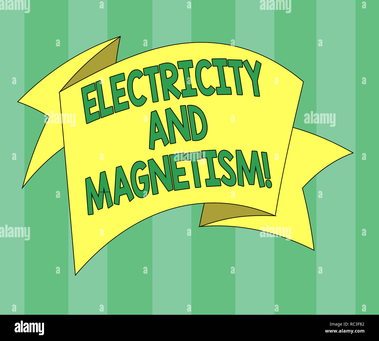 Handwriting text Electricity And Magnetism. Concept meaning Embodies a ...