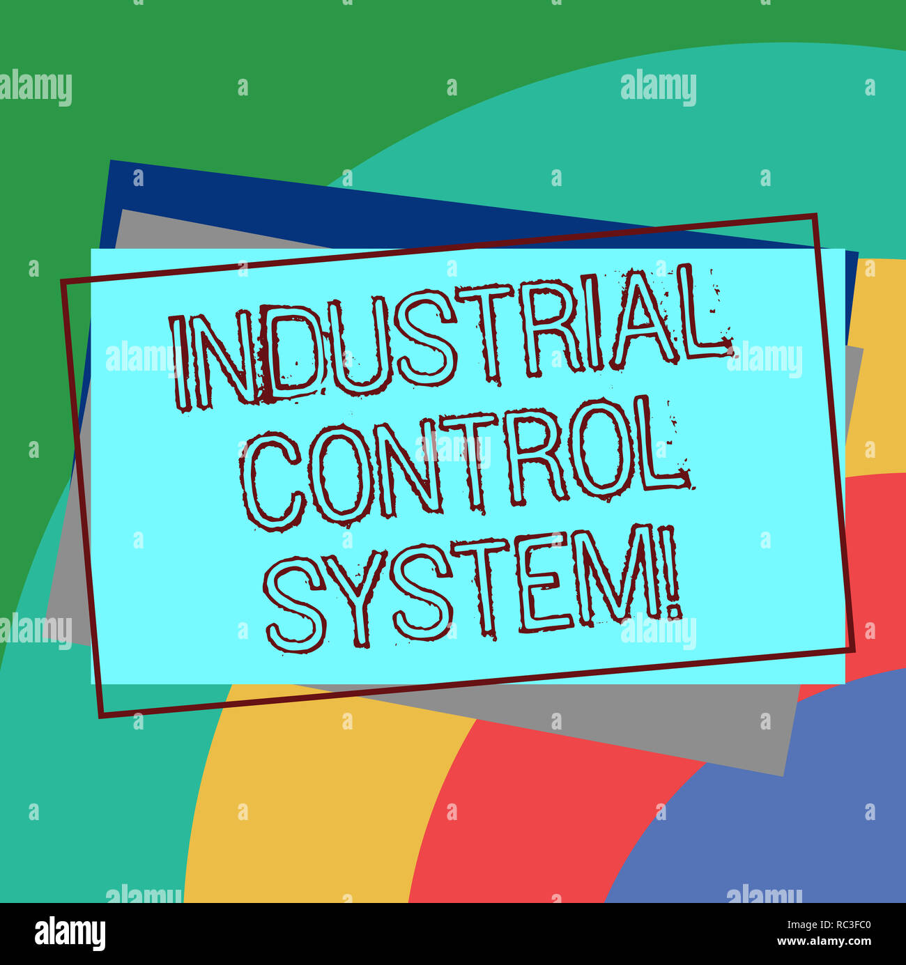 Text sign showing Industrial Control System. Conceptual photo ...