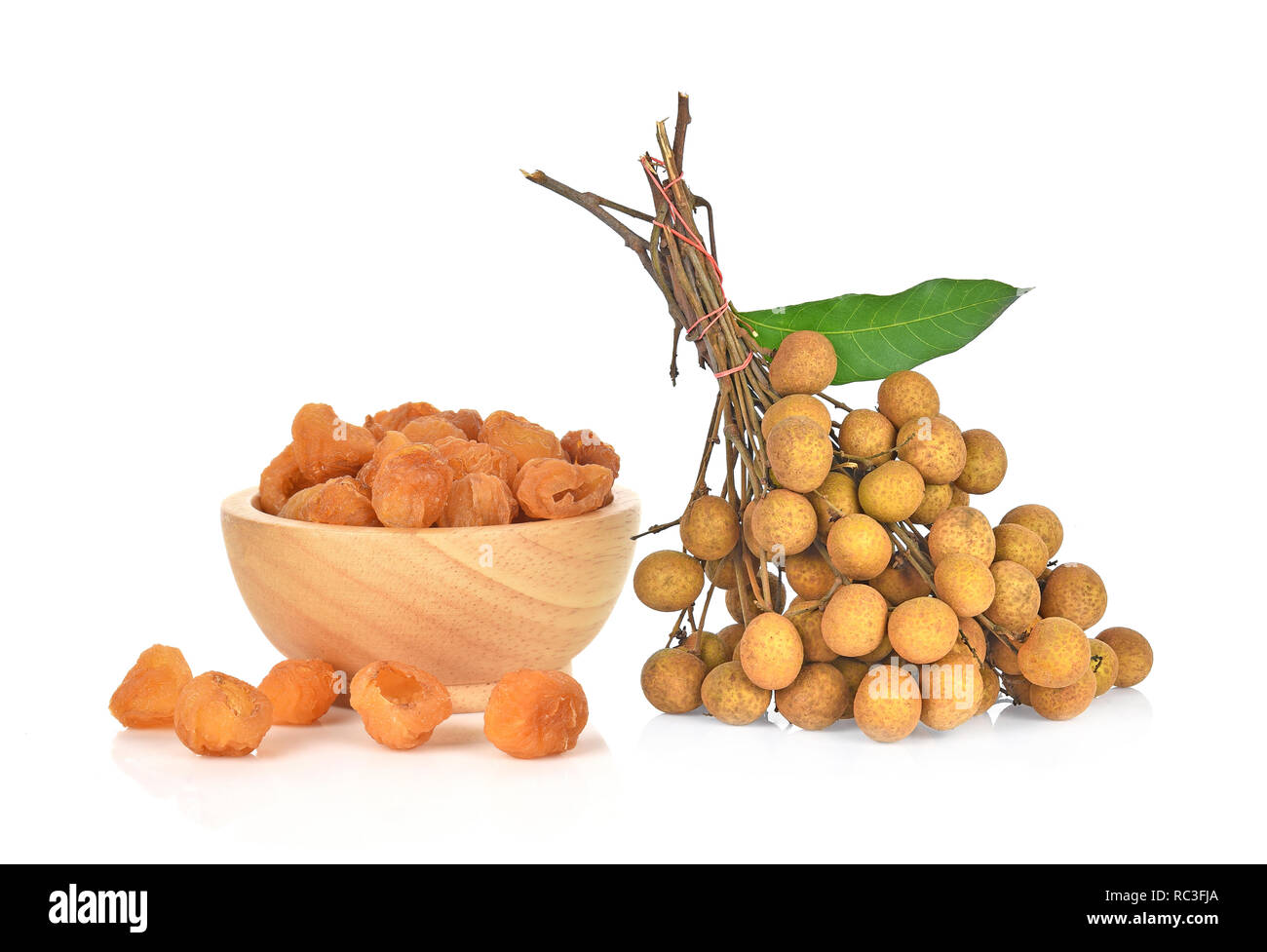Longan,longan seed isolated on white background Stock Photo - Alamy