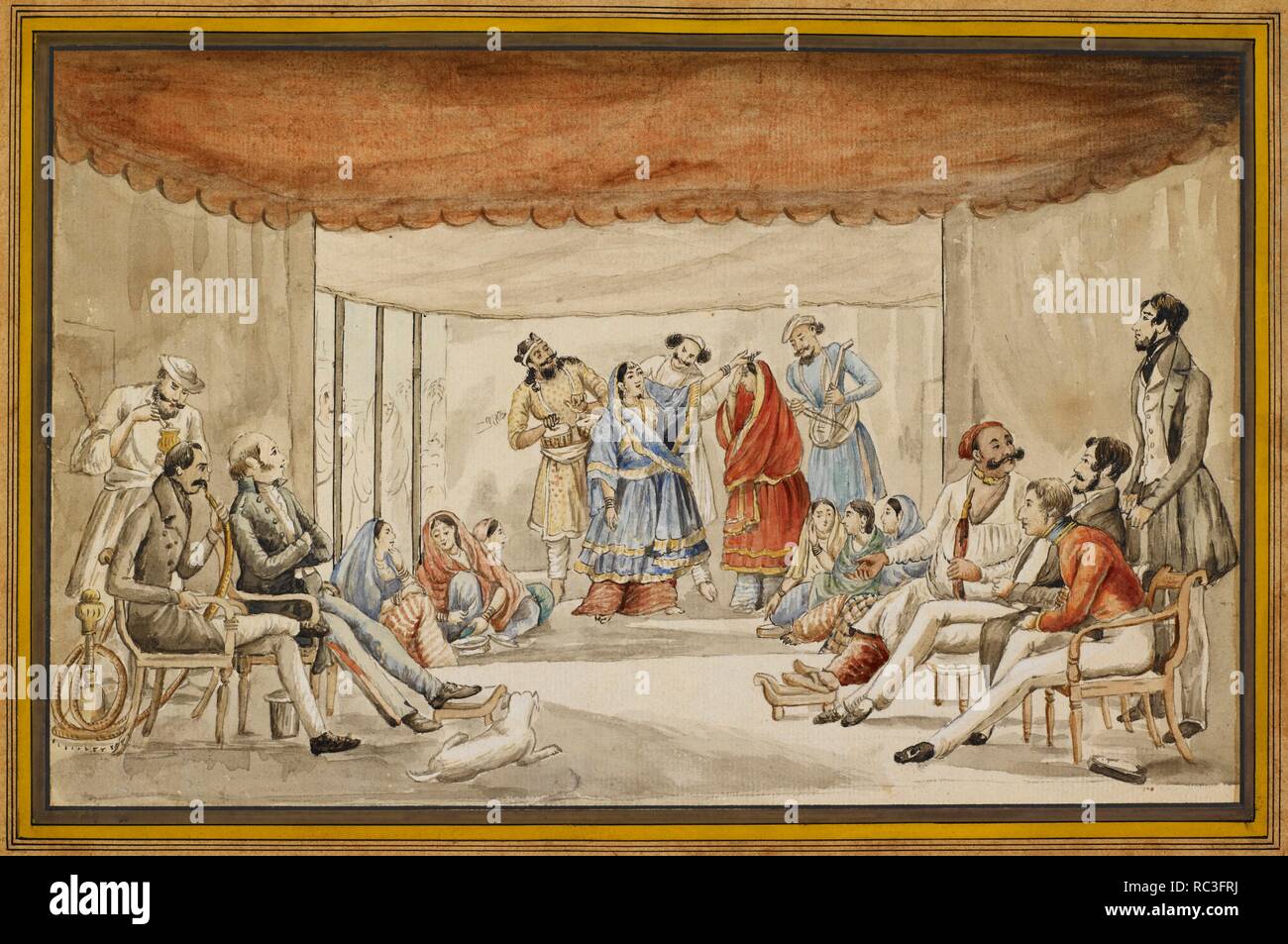 Nautch dance hi-res stock photography and images - Alamy