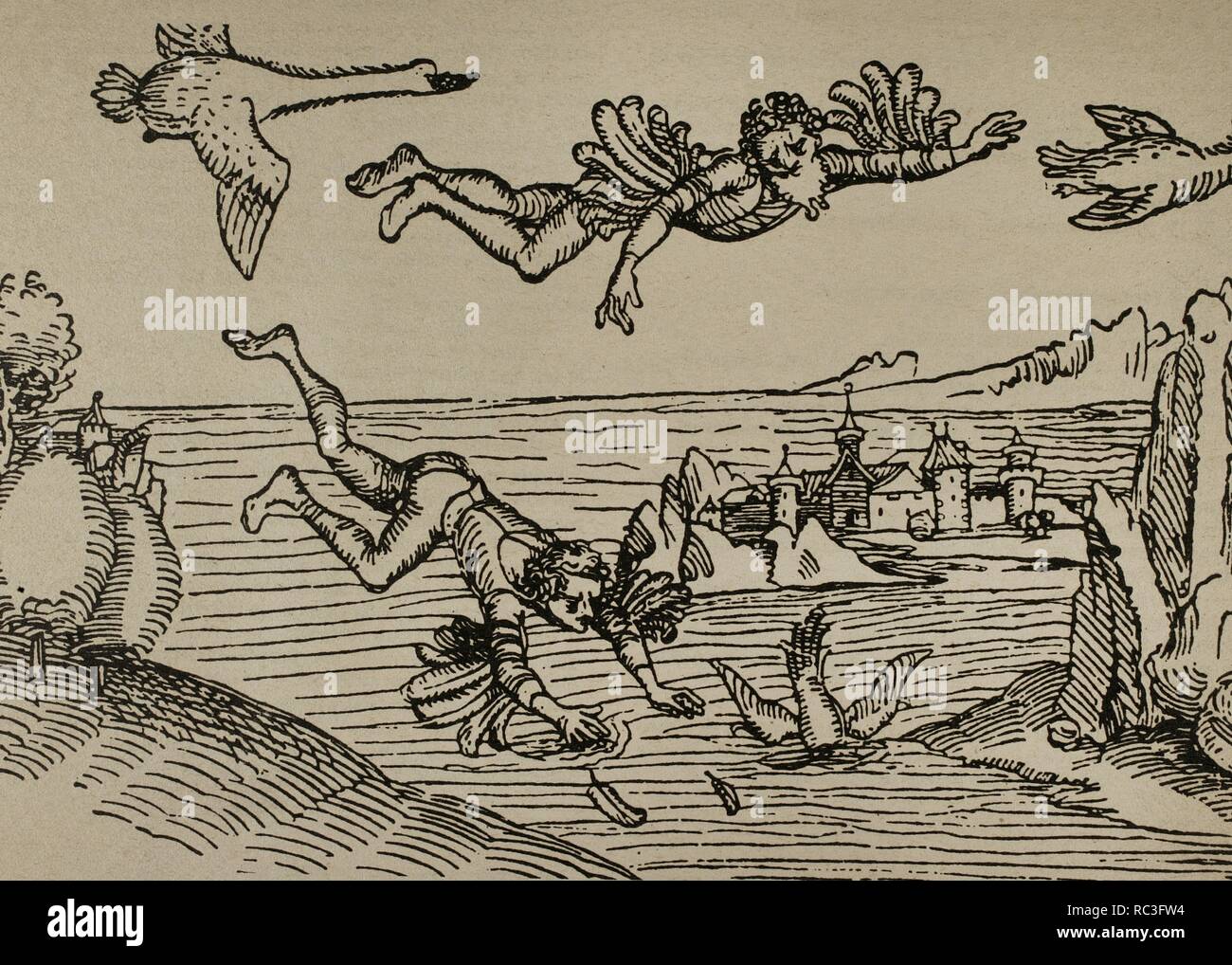 Icarus and daedalus hi-res stock photography and images - Alamy