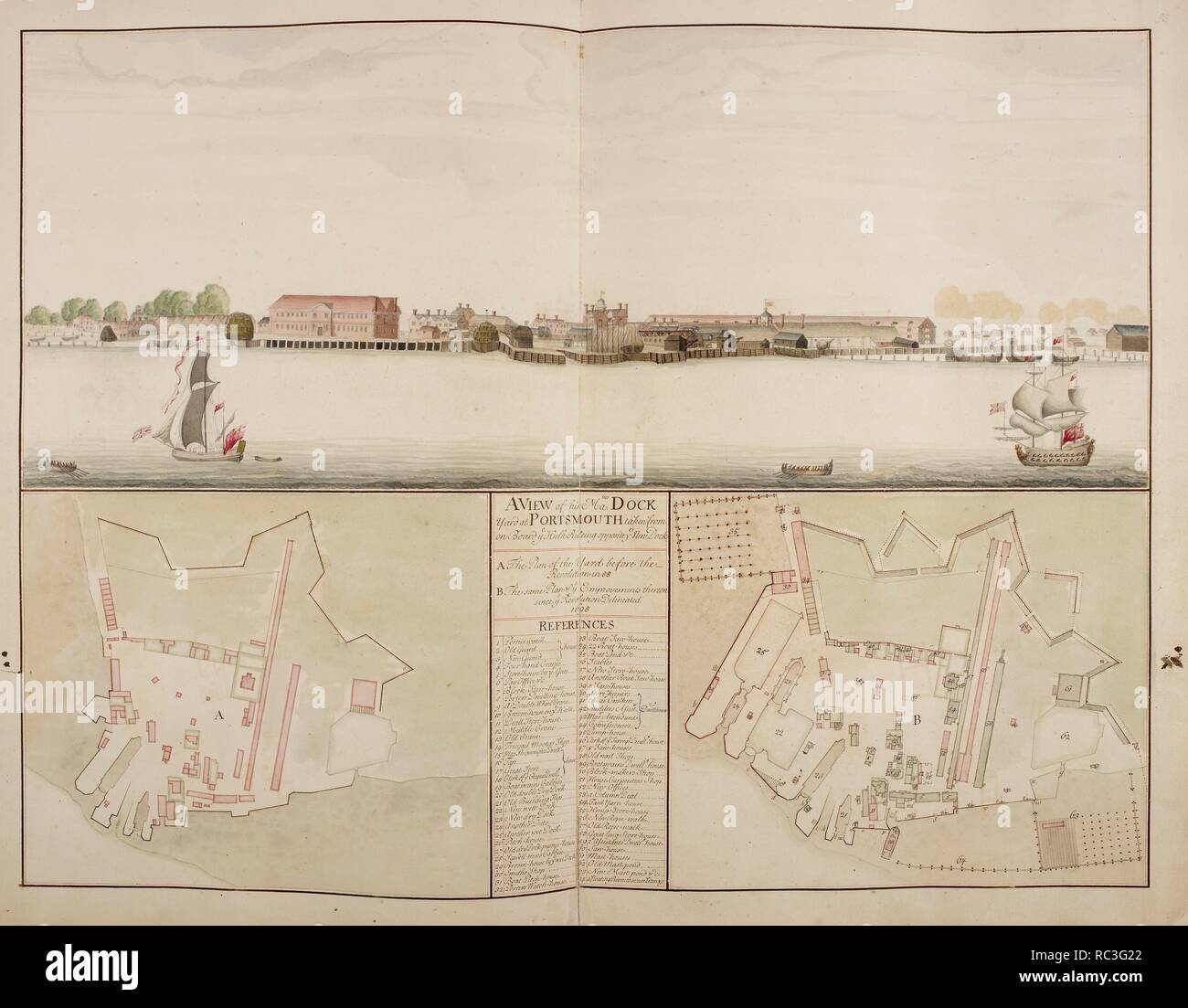 Map 1688 century illustration hi-res stock photography and images - Alamy