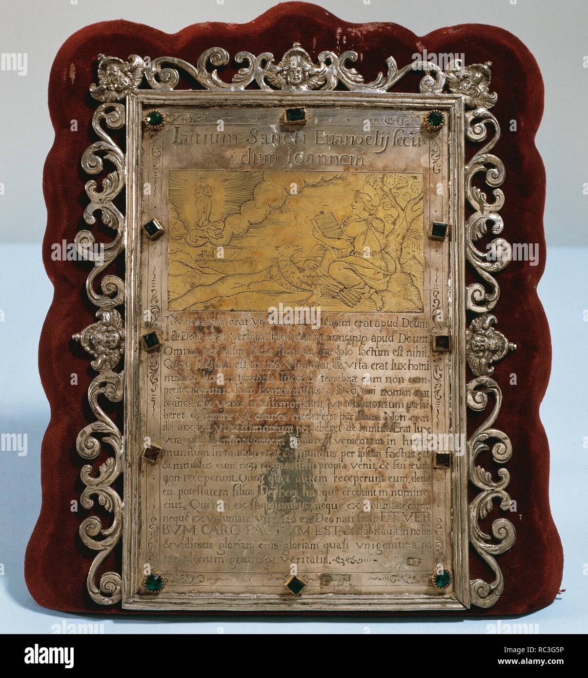 Baroque art. Sacred art. Plaque. Silver. Seu d'Urgell. Catalonia. Spain ...
