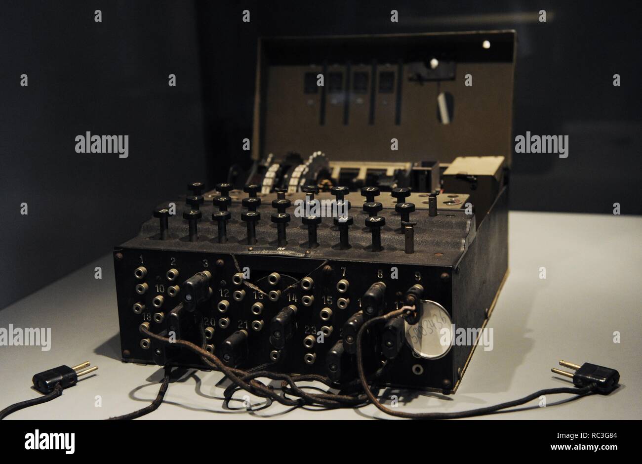 ENIGMA, machine that had a rotary encryption mechanism. Used both to ...