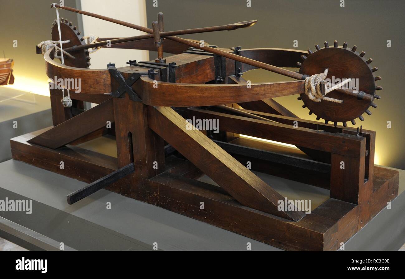 Drawn by leonardo da vinci hi-res stock photography and images - Alamy