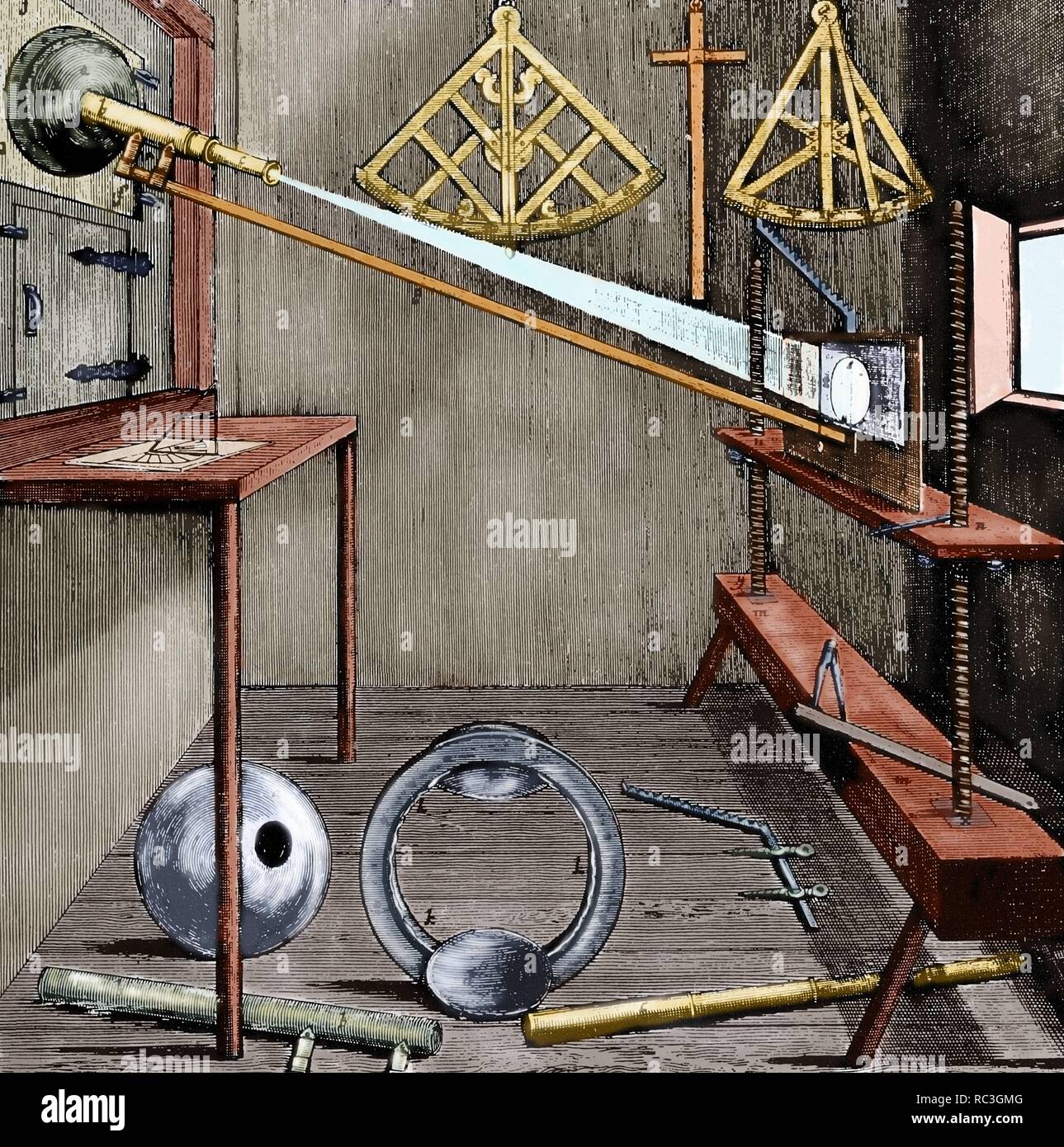 Johannes hevelius telescope hi-res stock photography and images - Alamy