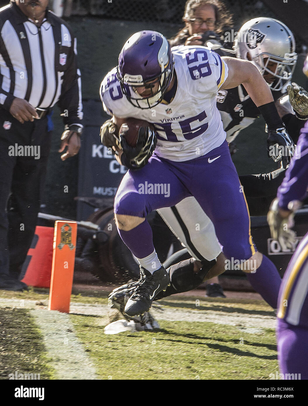 Oakland, California, USA. 15th Nov, 2015. Minnesota Vikings tight end ...