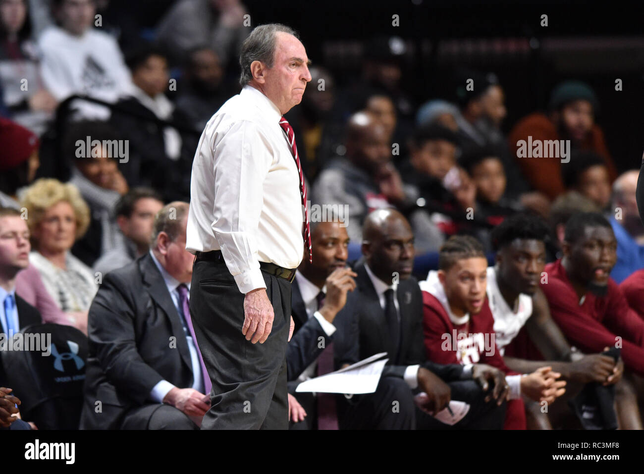 Philadelphia, Pennsylvania, USA. 12th Jan, 2019. Temple Owls head coach ...