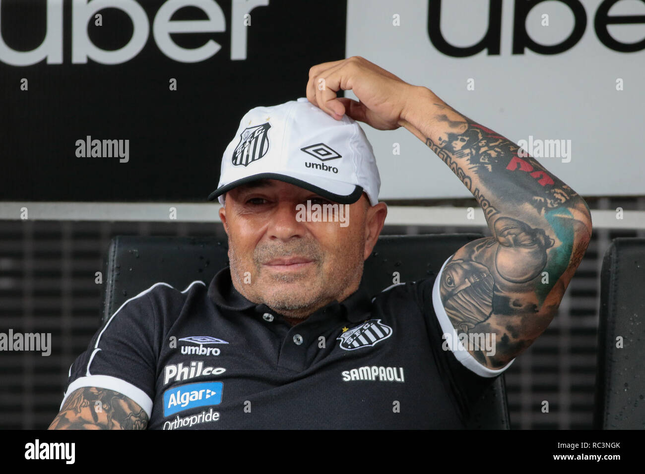 SP - Sao Paulo - 01/13/2019 - Friendly Corinthians vs. Santos ...