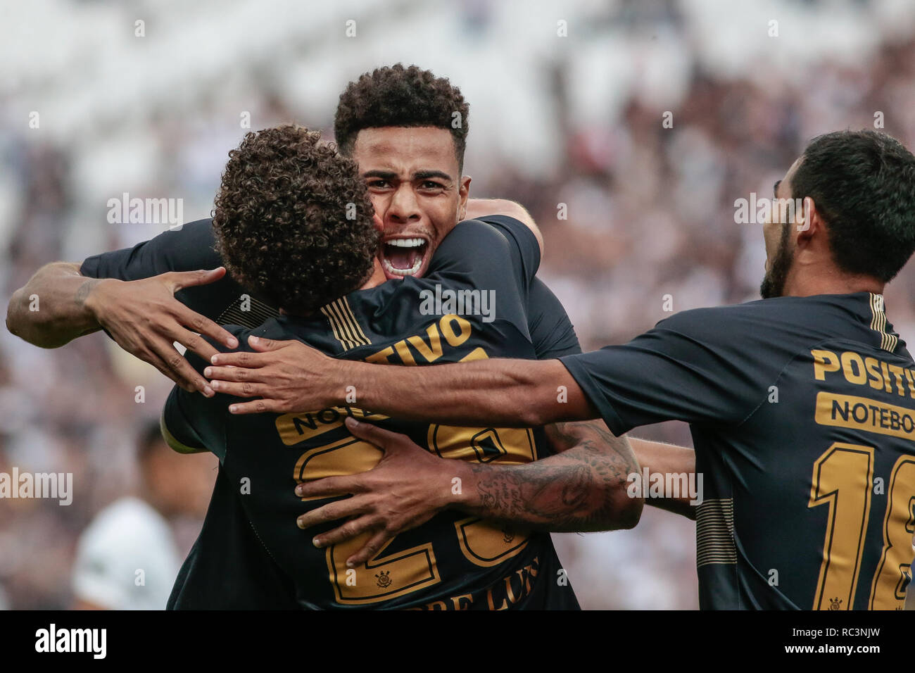 SP - Sao Paulo - 01/13/2019 - Friendly Corinthians vs. Santos ...