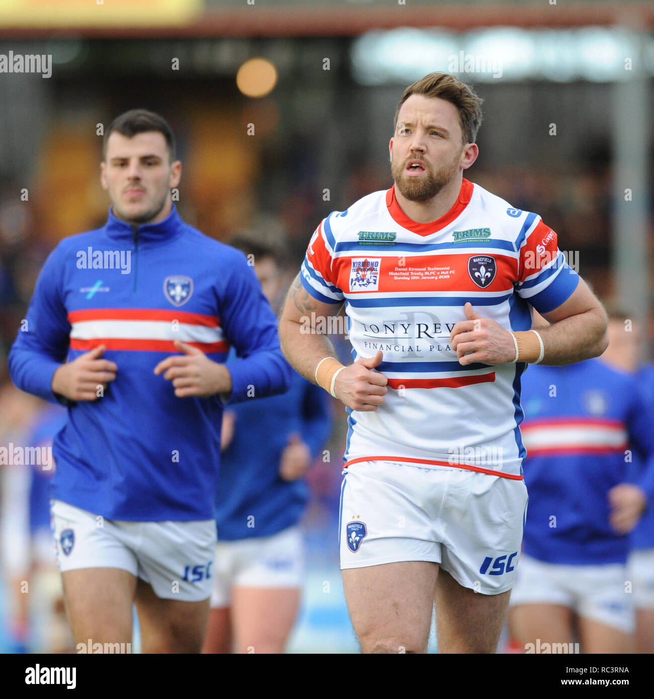 Rugby League Danny Kirmond And Danny Washbrook Testamonial Hi Res Stock