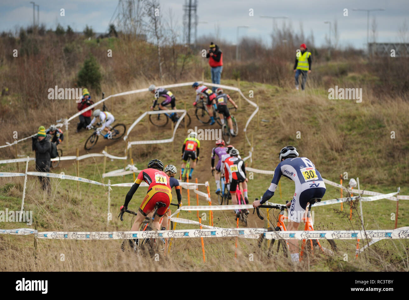 Cyclopark, Gravesend, Kent, UK. 13th Jan, 2019. Elite & under 23 Mens ...