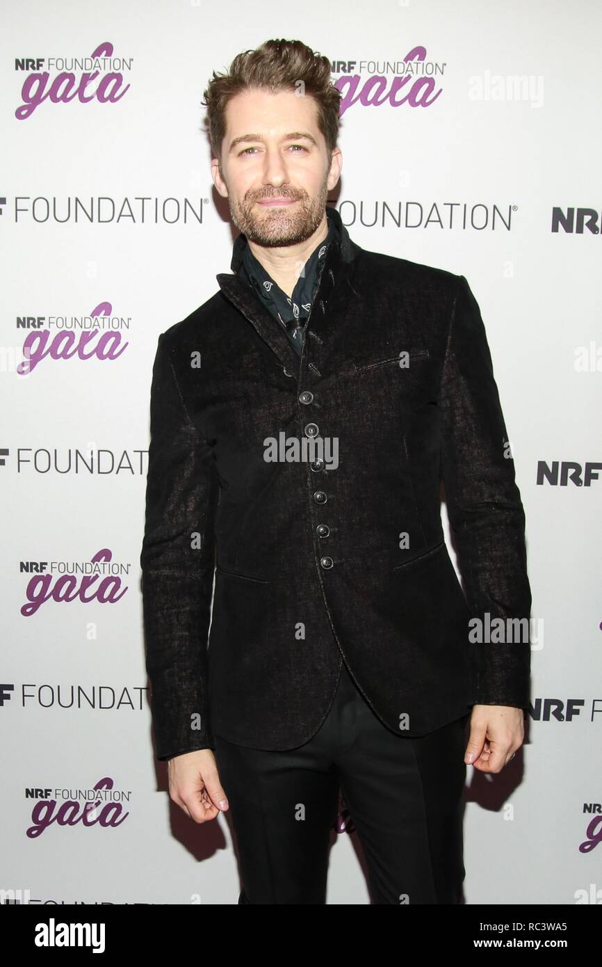 New York, NY, USA. 13th Jan, 2019. Matthew Morrison at arrivals for ...