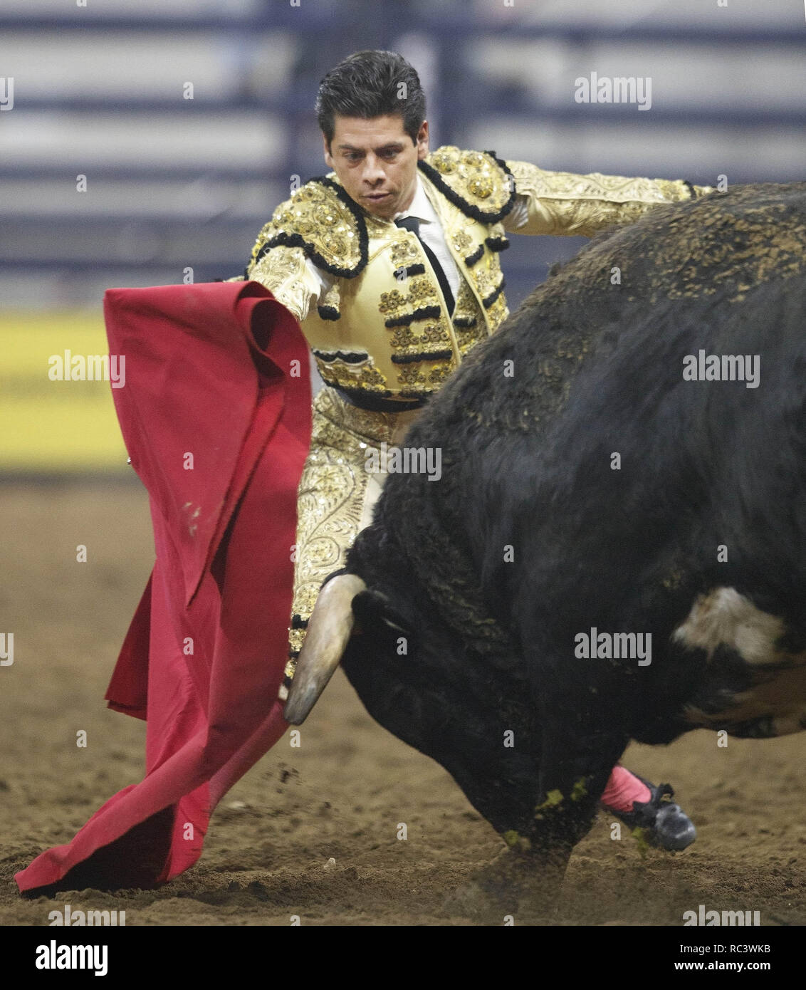 Denver, Colorado, USA. 13th Jan, 2019. Mexican Matador JORGE PEDROZA ...