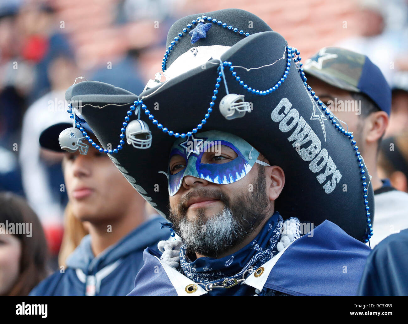 January 12, 2019 Dallas Cowboys fan during the NFC Divisional Round ...