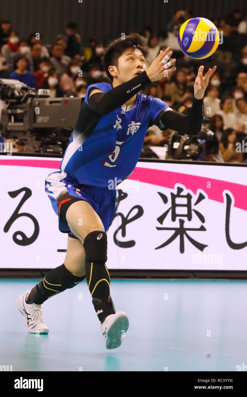 Musashino Forest Sports Plaza, Tokyo, Japan. 13th Jan, 2019. Ryu Yamamoto (), JANUARY 13, 2019 ...