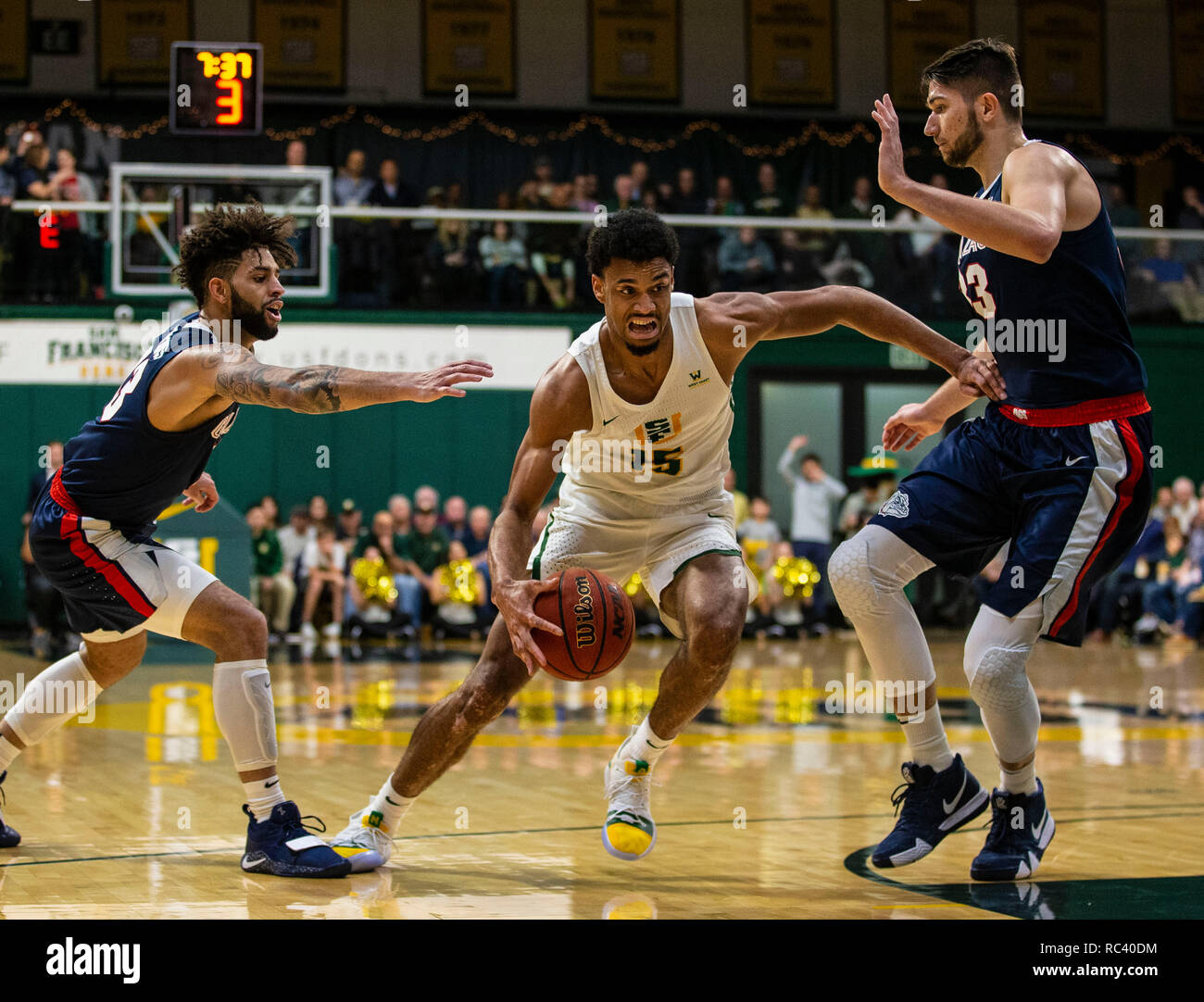 Jan 12 2019 San Francisco, CA U.S.A. San Francisco forward Nate Renfro ...