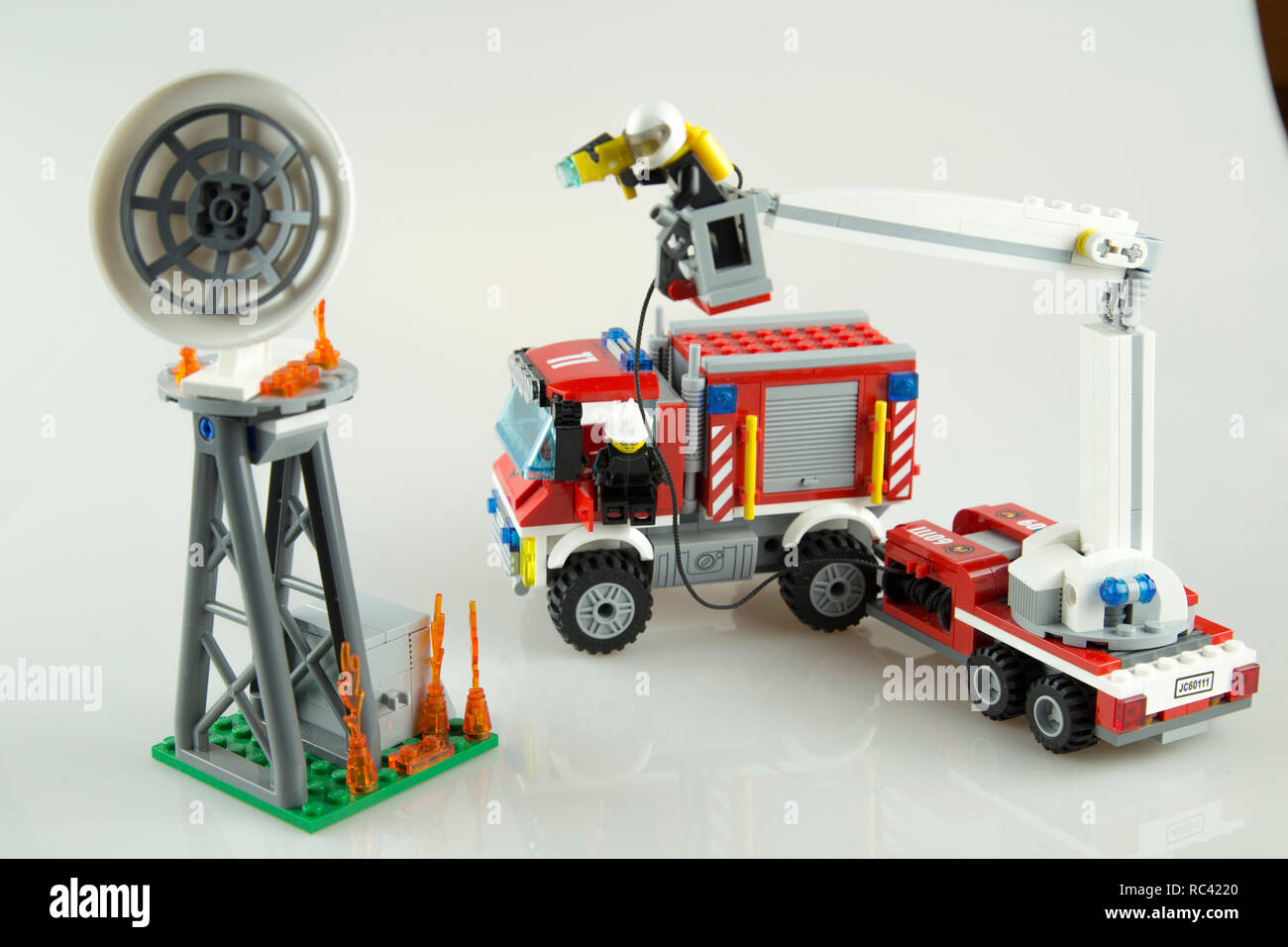 Fire truck LEGO Stock Photo - Alamy