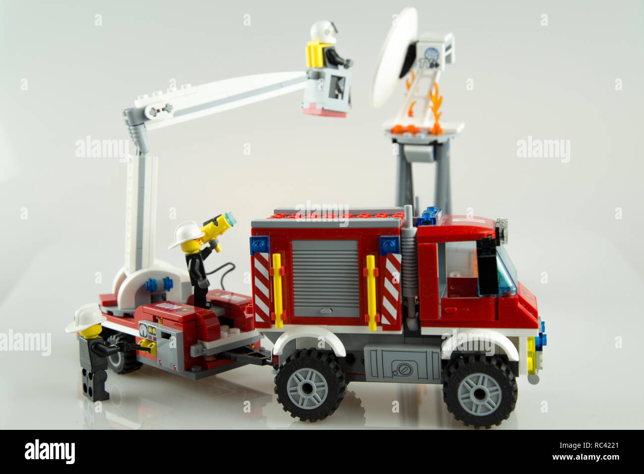 Fire truck LEGO Stock Photo - Alamy