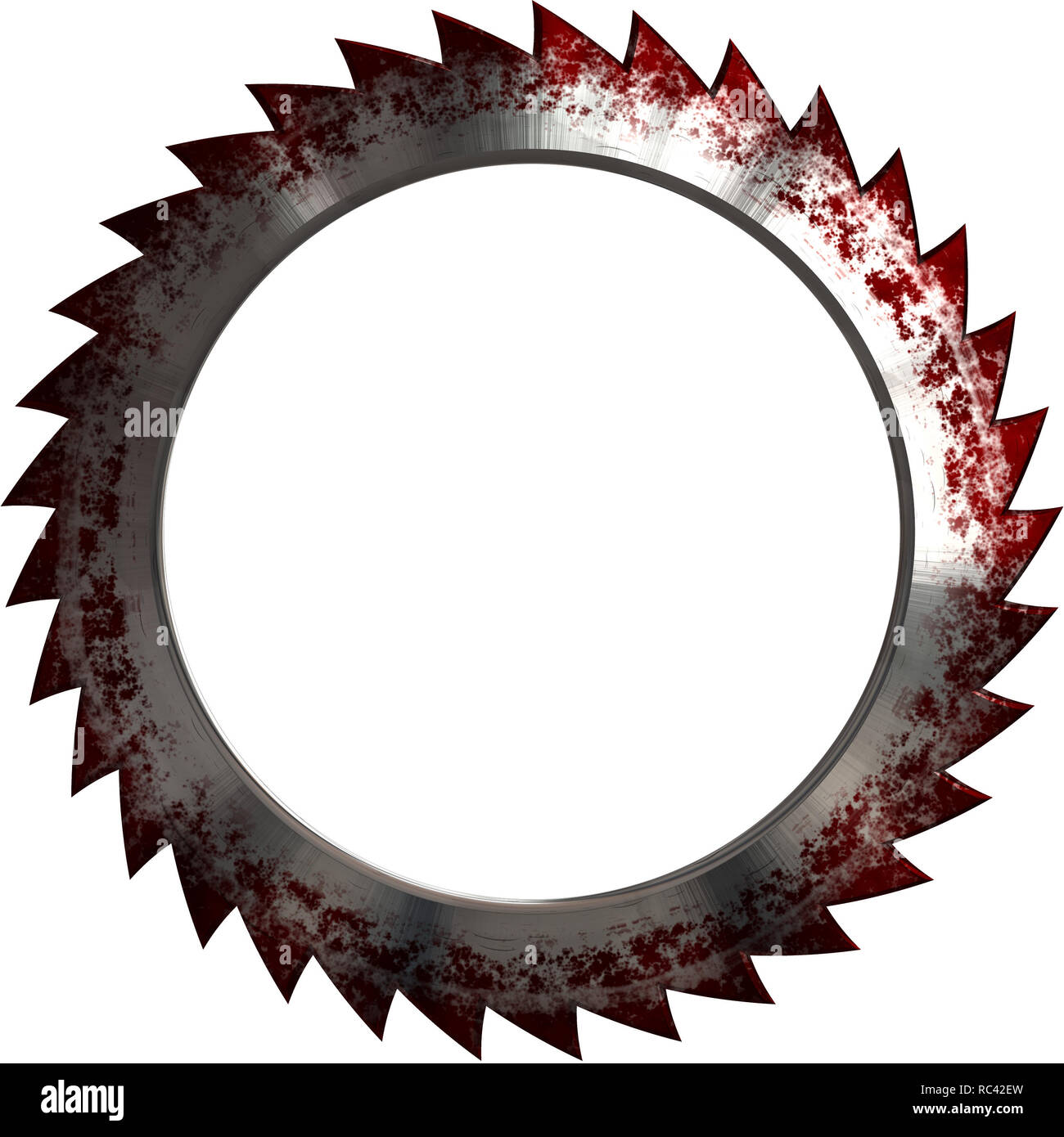 bloody circular metal saw Stock Photo - Alamy