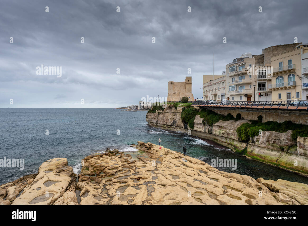 Wignacourt Tower, St Paul's Bay, Malta Stock Photo - Alamy