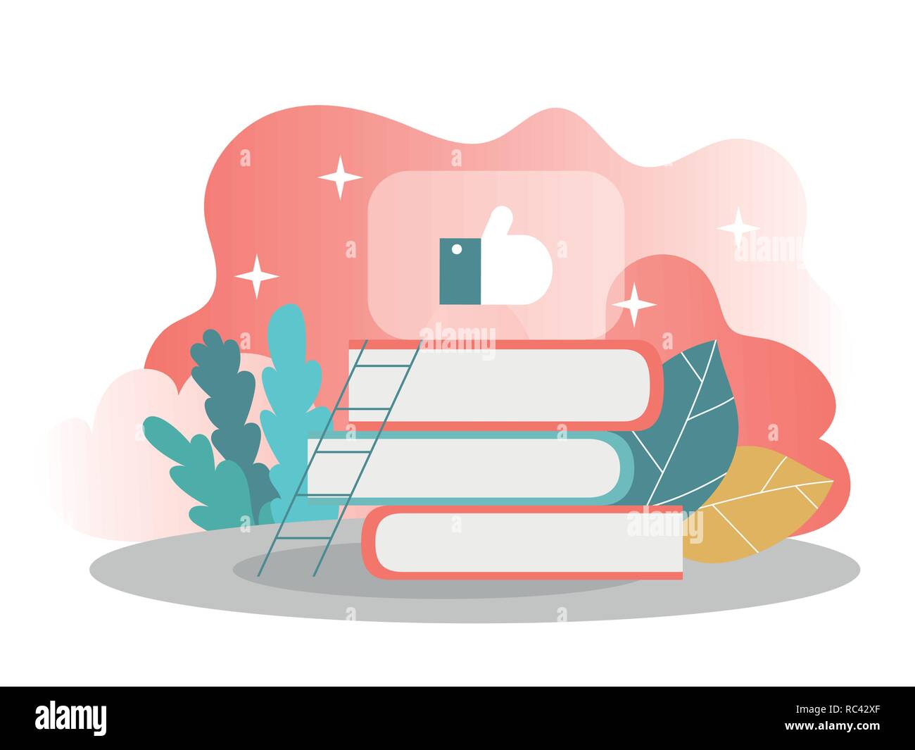 Knowledge and learning concept. Vector illustration Stock Vector Image ...